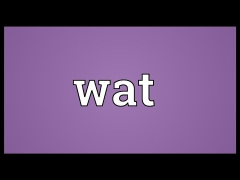 Wat Meaning