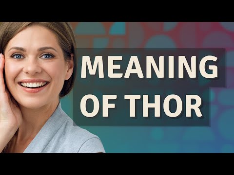 Thor | meaning of Thor