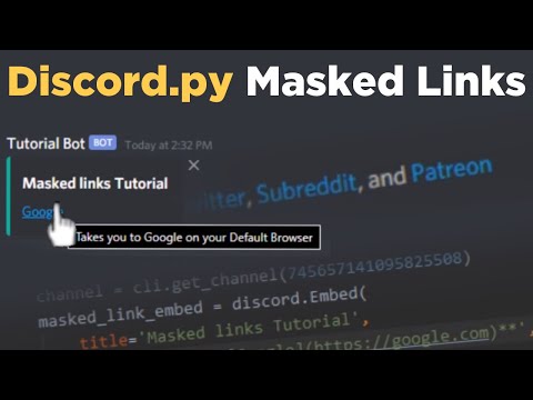 How to create Masked Links in bot Embeds in Discord.py