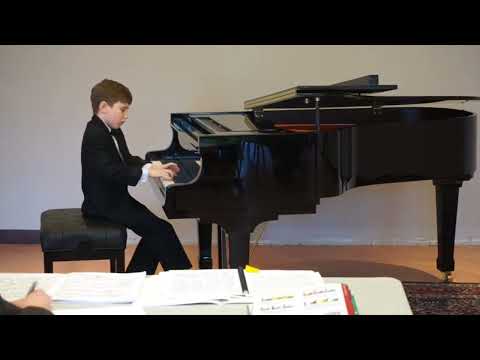 Daniel Alter (age 8) performs Fantasia in D minor by Mozart and Solfeggio by CPE Bach