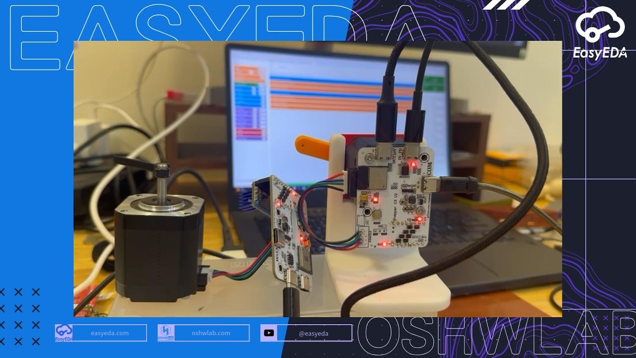 OSHWLab 57: Stepper Controller TMC2209 and ESP32C3