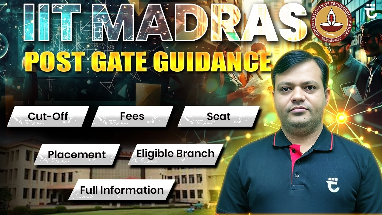 IIT Madras | Post GATE Guidance 2026 | Complete Details Explained | #FMIH | Shailendra Kumar Sir