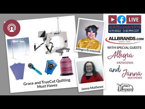 THE ALLBRANDS SHOW | Grace and TrueCut Quilting Must Haves
