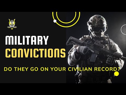 Does a Military Conviction Go On My Civilian Criminal Record? Can I Expunge a Court Martial?