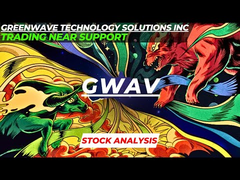 TRADING NEAR SUPPORT | $GWAV STOCK ANALYSIS | GREENWAVE TECHNOLOGY SOLUTIONS STOCK