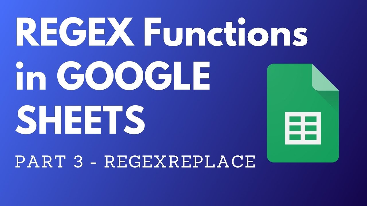 How to use REGEXREPLACE function to replace numbers in GOOGLE SHEETS || Easy Tutorial