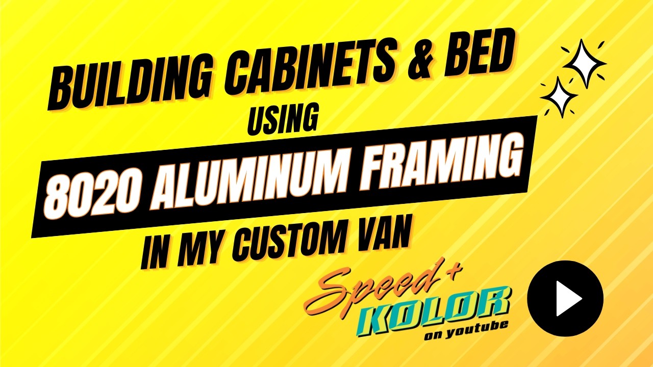 Building Cabinets and Bed Using 8020 Aluminum Framing