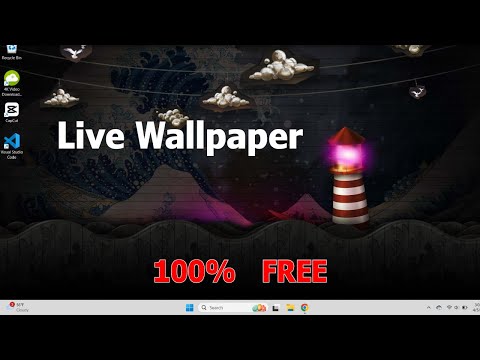 How to Set Live Wallpaper on PC For Free (Animated Wallpapers)