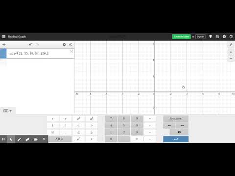 Standard Deviation on Desmos