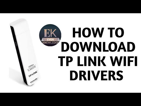 HOW TO DOWNLOAD TP LINK WIFI ADAPTER DRIVERS