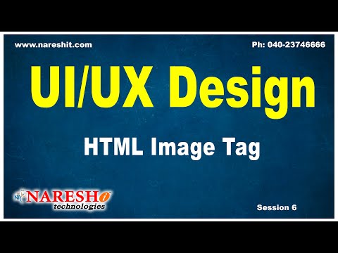 Session-6 | HTML Image Tag | UI/UX Tutorials