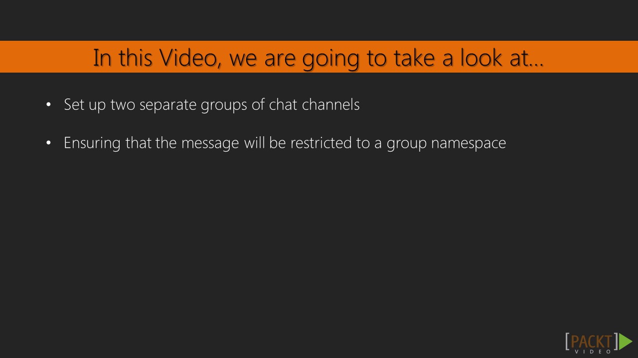 Socket.IO Solutions : Creating Chat Channels with Namespaces | packtpub.com