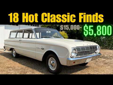 Bygone Birds: 18 Classic Cars For Sale Under $15,000 (V.2)