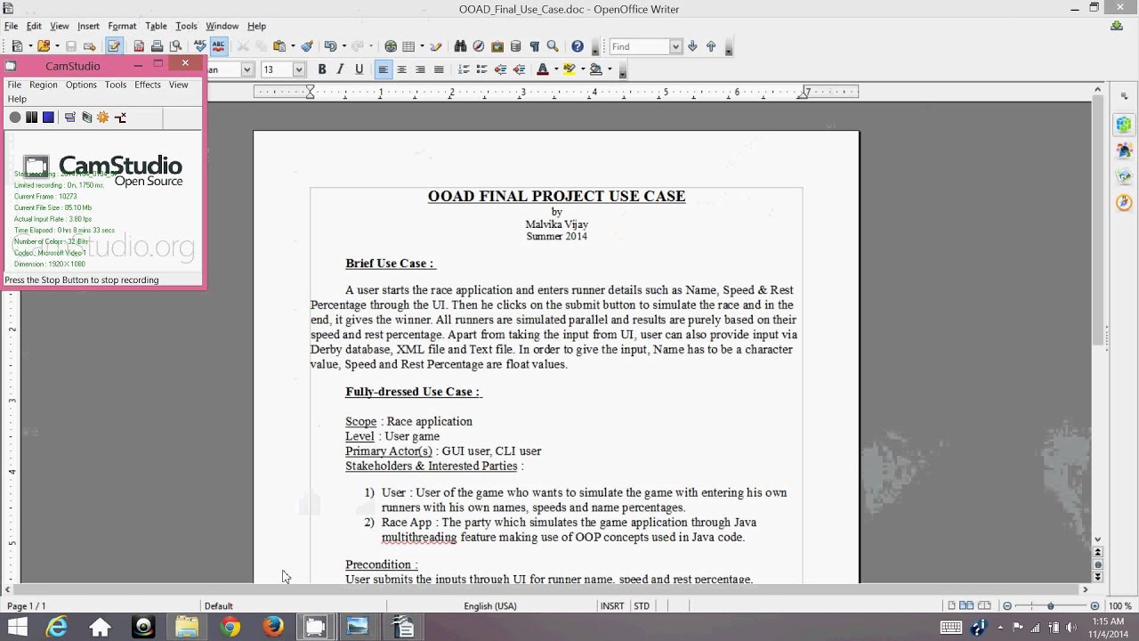 Object Oriented Analysis & Design Final Project Presentation