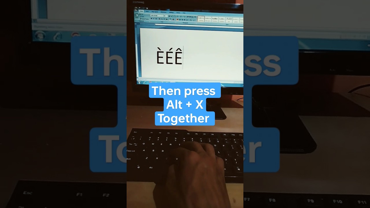 Computer Shortcut Keys é ë ê è #shorts #youtubeshorts #computer #msoffice #tricks #trending #viral