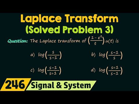 Learn Laplace Transform Solved Problem 3 - Mind Luster