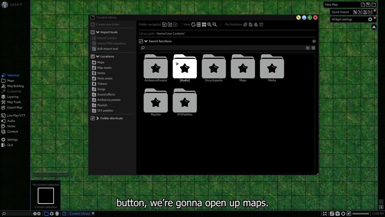 Arkenforge Tutorial - Bulk import maps