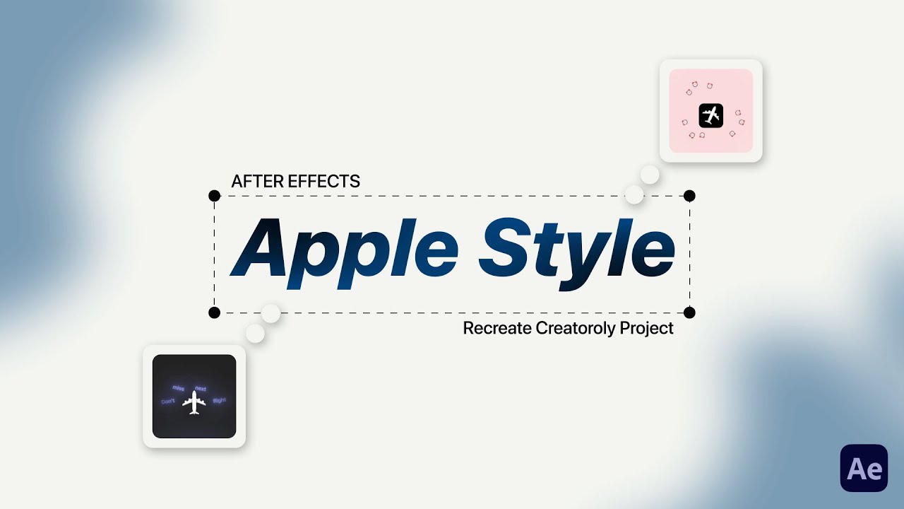 Apple-Style UI Motion Graphics in After Effects | Recreate Creatoroly Project (FREE Project Files)