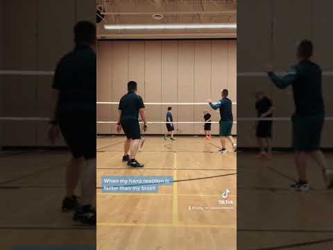 🔥Hand speed VS Brain CPU🔥 #shorts #badminton