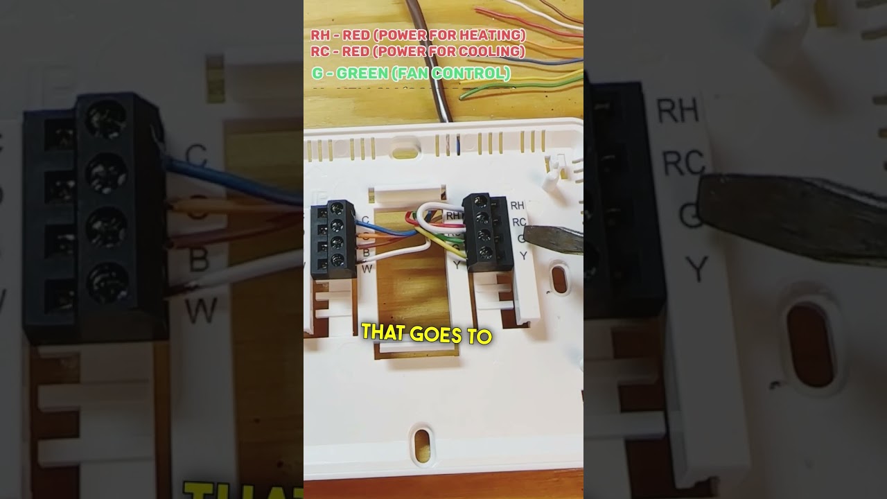 👍Thermostat Wiring for BEGINNERS !!!
