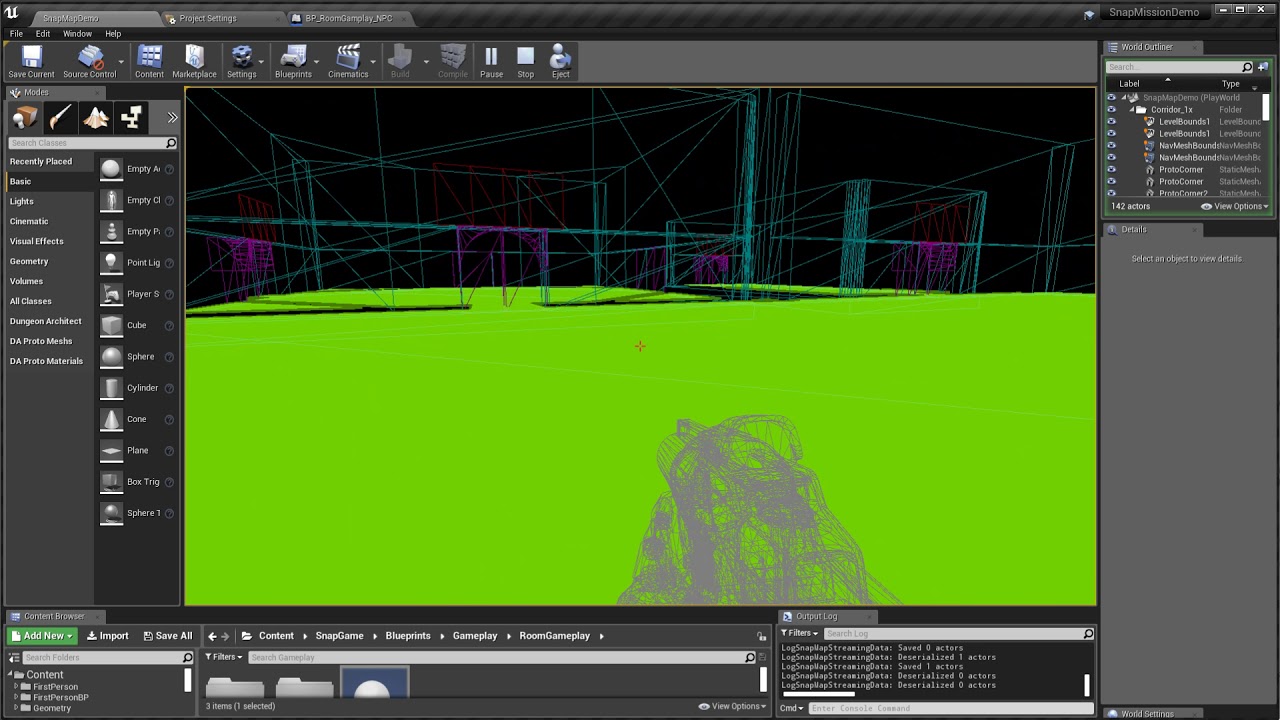 Dungeon Architect: Streaming Level Navigation