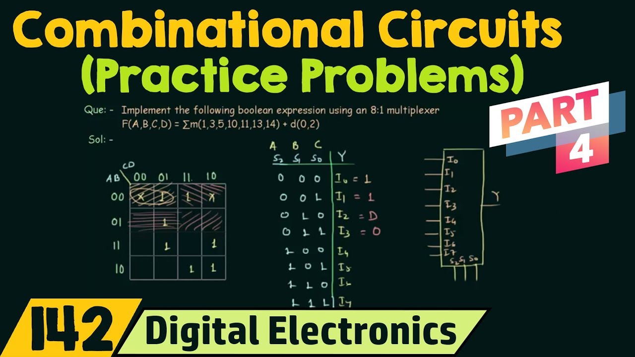 Practice Problems on Combinational Circuits (Part 4)