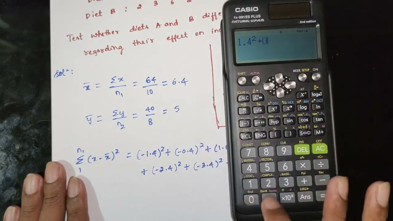 Student's T Distribution | Example Problem 6 | Sampling Theory | Engineering Mathematics