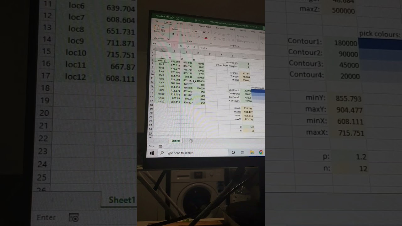 Drawing surface contours using Python