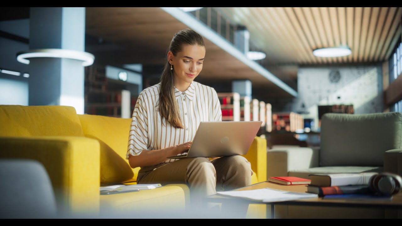 Virtual Production: Modern Library with Students