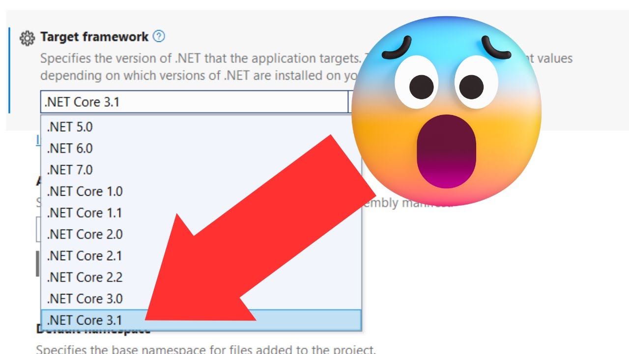 Visual Studio Missing .NET Core Versions 6,7,8 in Target Framework Dropdown