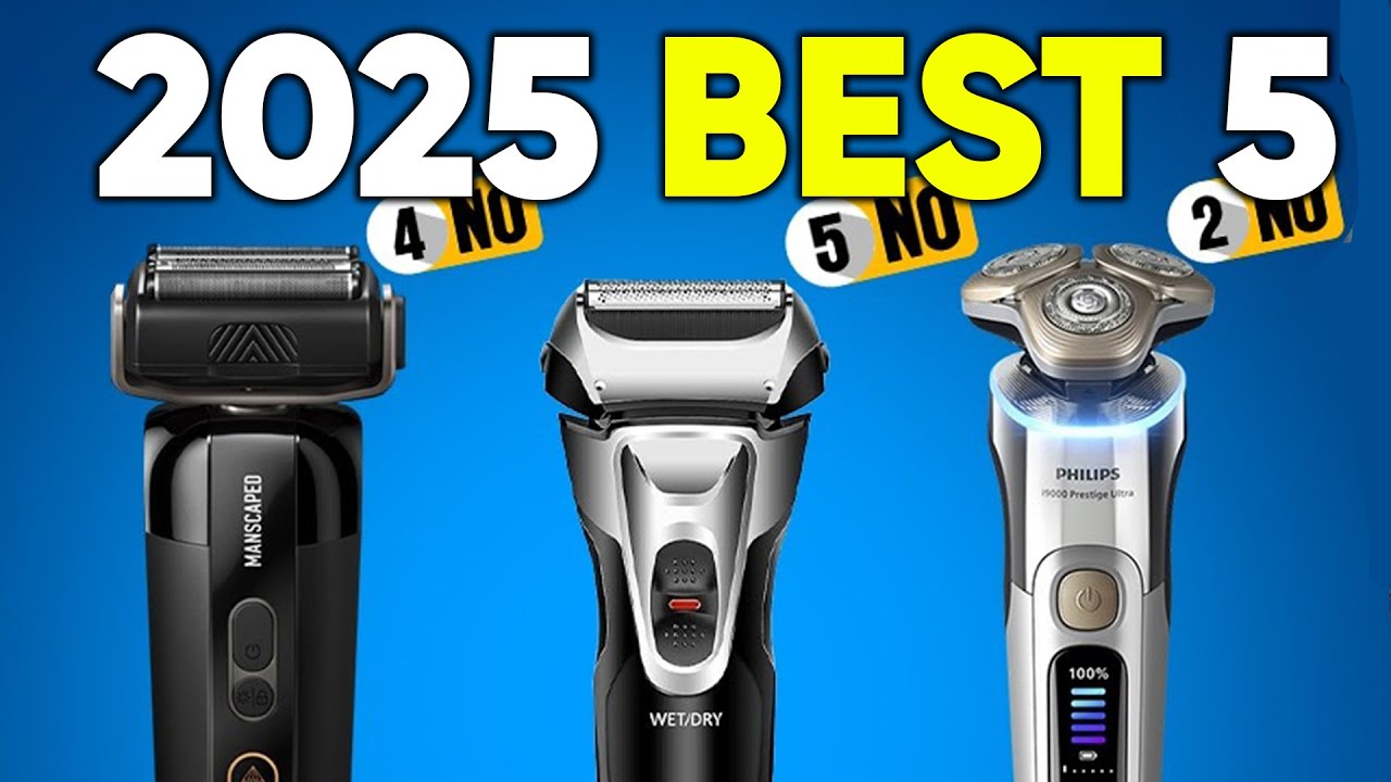 ✅ Best 5 Electric Shavers 2025 (Don't Buy Until You WATCH This!)