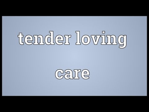 Tender loving care Meaning