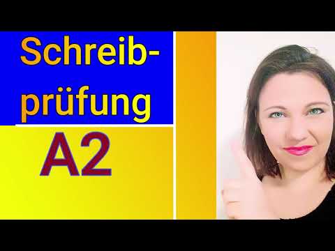 Briefe richtig schreiben, Deutsch lernen: Vorbereitung auf Prüfung A2
