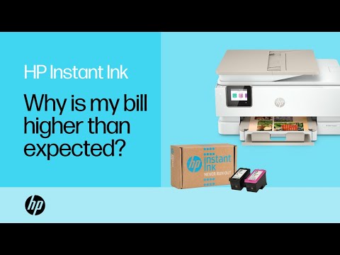 Why is my HP Instant Ink bill higher than expected? | HP printers | HP Support