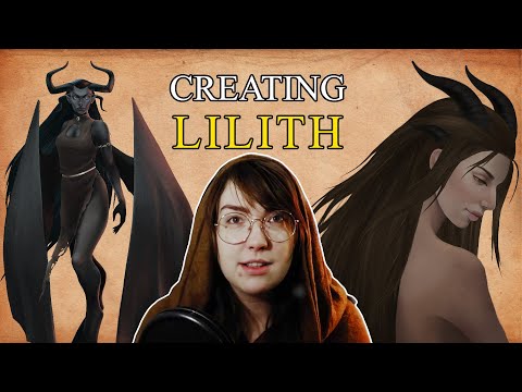 Painting Lilith for Mythology & Fiction Explained + NEW CHANNEL