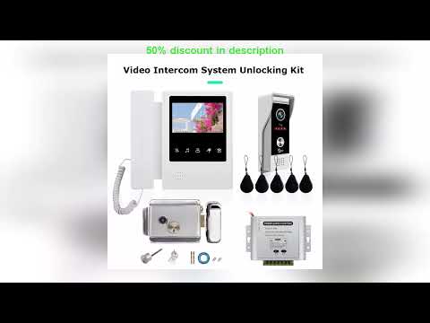 Latest Products You Must Know! 4.3 Inch LCD Video Intercom System for Home Support 2 Way Interco