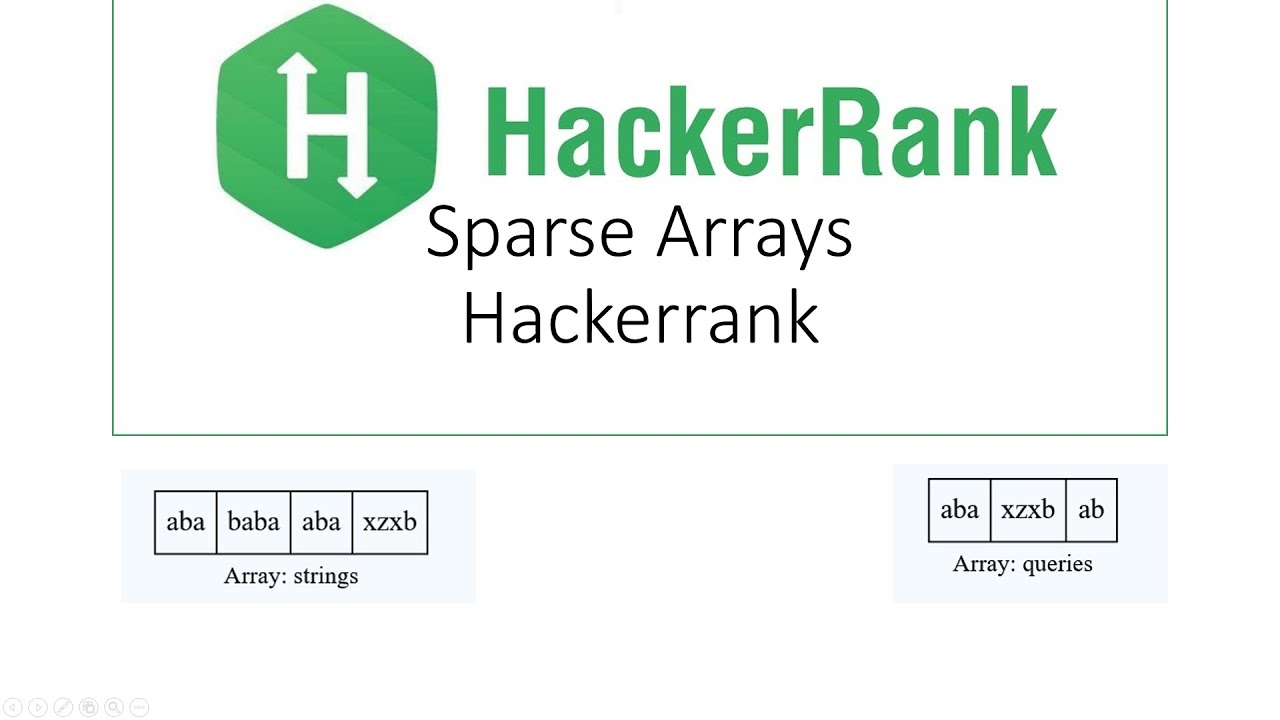 Hackerrank: Sparse Arrays