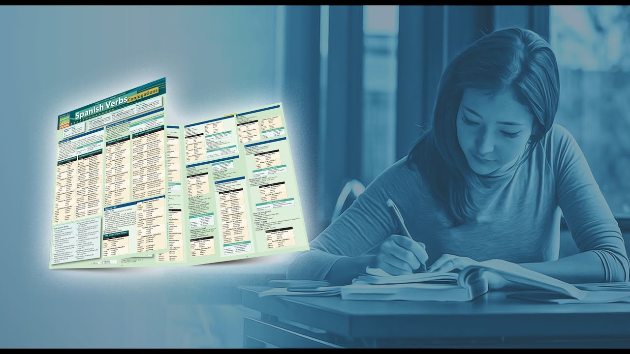 QuickStudy | Spanish Verbs Conjugations Laminated Study Guide