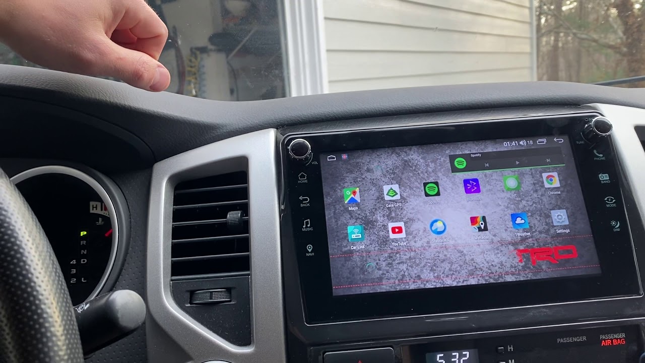 Joying head unit in 2012 Tacoma