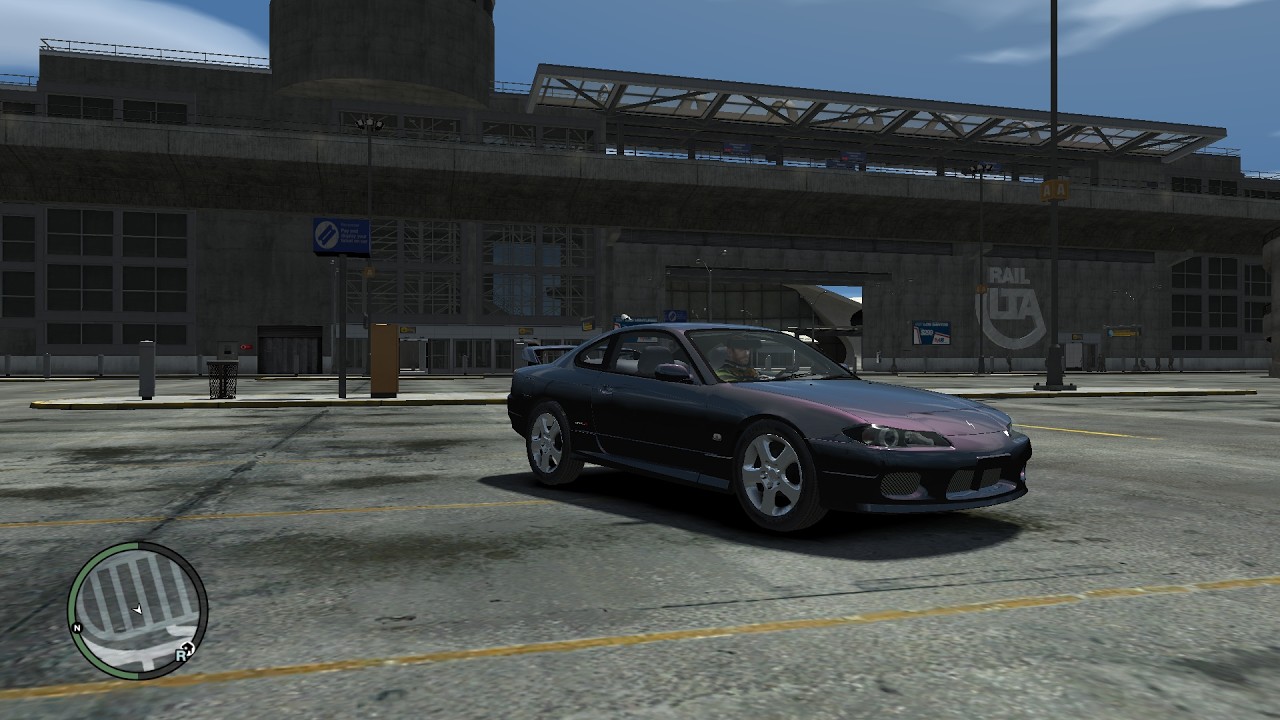 GRAND THEFT AUTO IV NISSAN SILVIA S15 STOCK CRASH TESTING HD