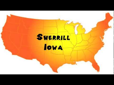 How to Say or Pronounce USA Cities โ Sherrill, Iowa