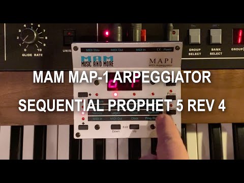 MAM MAP 1 MIDI ARPEGGIATOR. 90s | Reverb