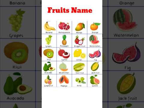fruits name||#fruit name#apple#banana #guava #orange #watermelon#education #shorts#viral.