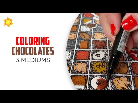 From messy & scribbly to beautiful art (Coloring chocolate covered caramels)