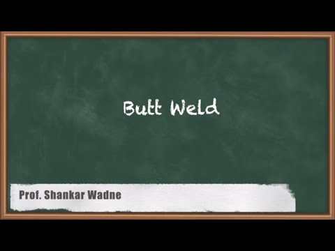 Explained the Concept of Butt Weld - Joint Design - GATE Machine Design ...