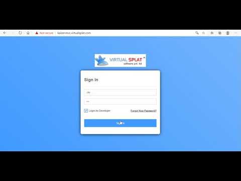Login as a Developer to use Kaizen Framework.