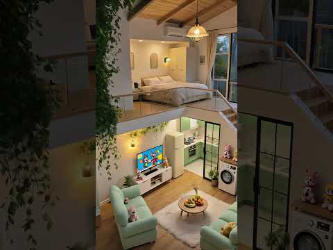 Modern Loft Apartment Tour | Smart & Stylish Small Space Living