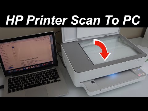 How to Scan Your Document from HP Envy Printer To Your PC Using a USB cable !!