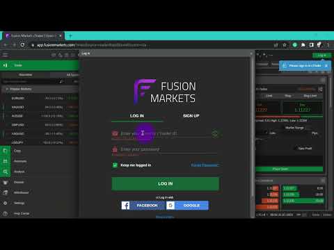 How to Login on cTrader using Web Trader
