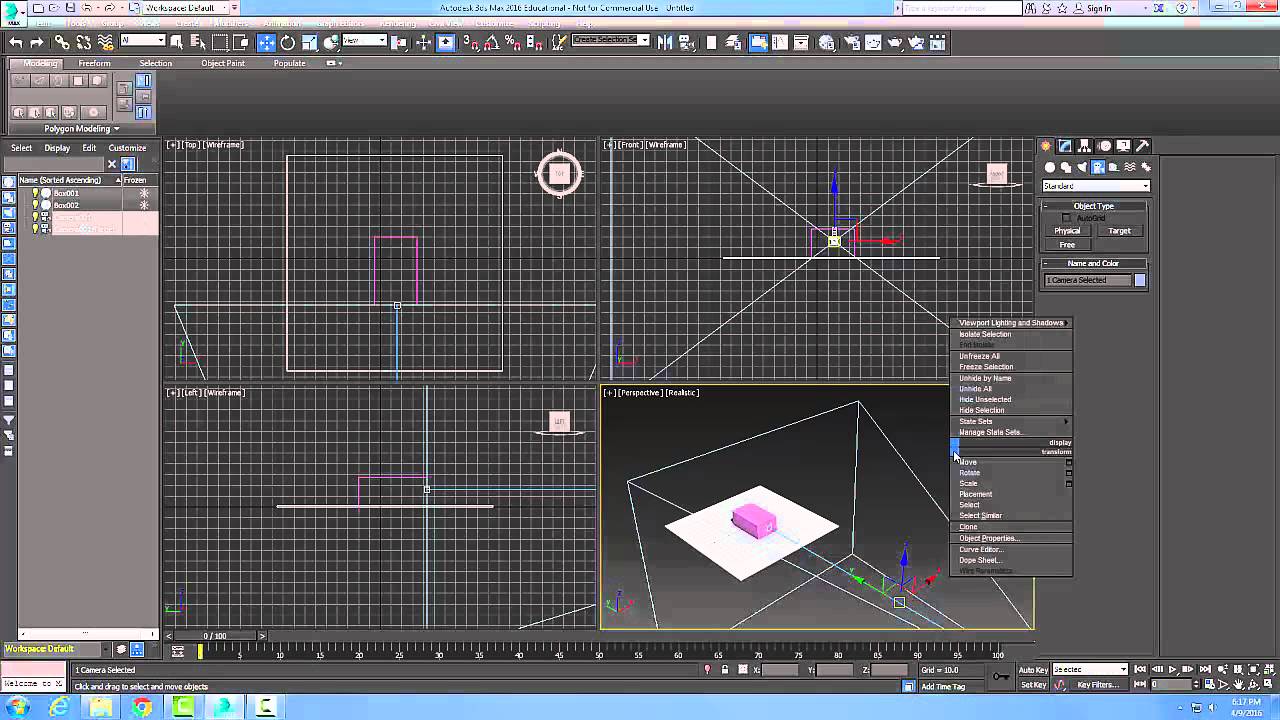 3ds Max  13-30 Align Camera Tool